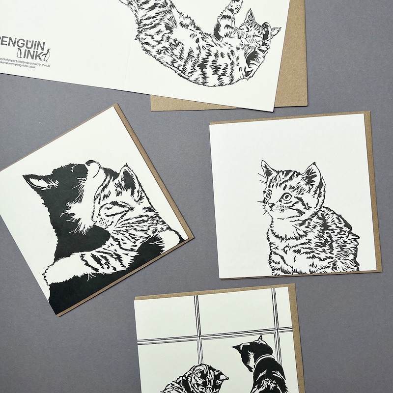 Cat Cards - Etsy