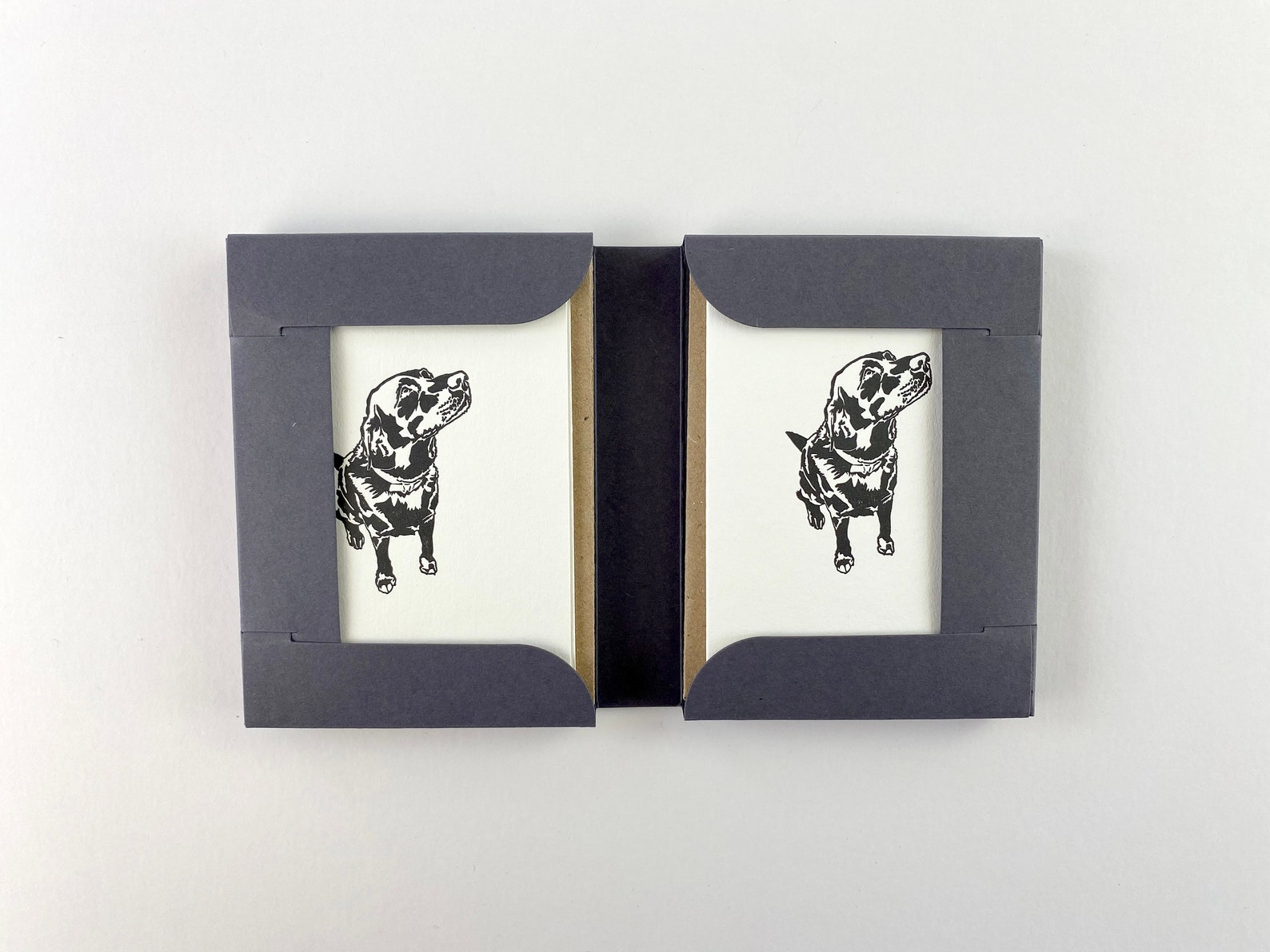 Labrador Puppies Card Thank You Cards Letterpress Note - Etsy