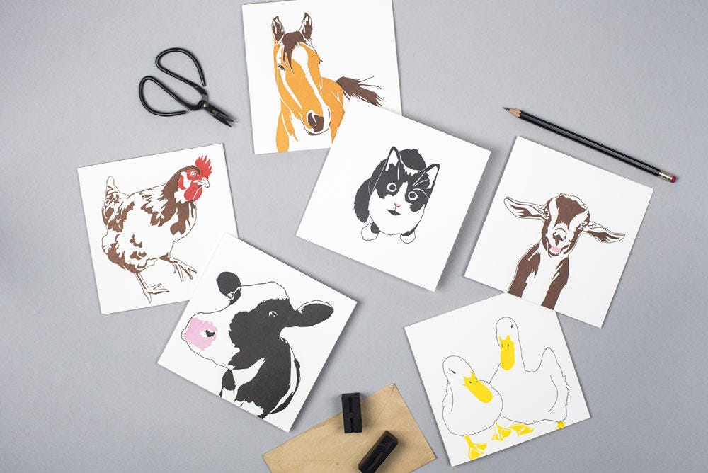 Geburtstagskarte Pferd Karte Danke Karte Pony Karte | Etsy