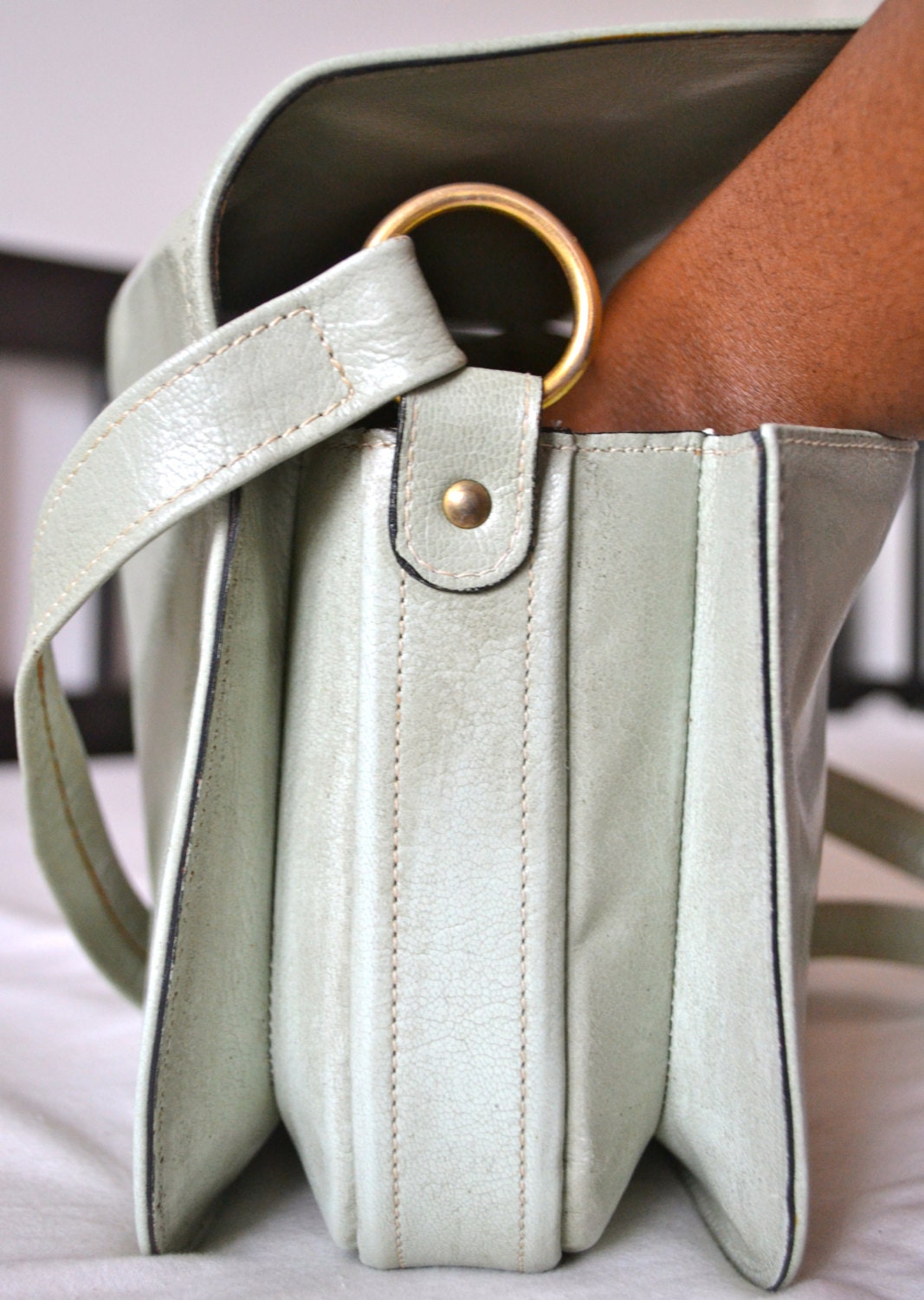 Light Emerald Green Luxury Leather Purse - Etsy Singapore