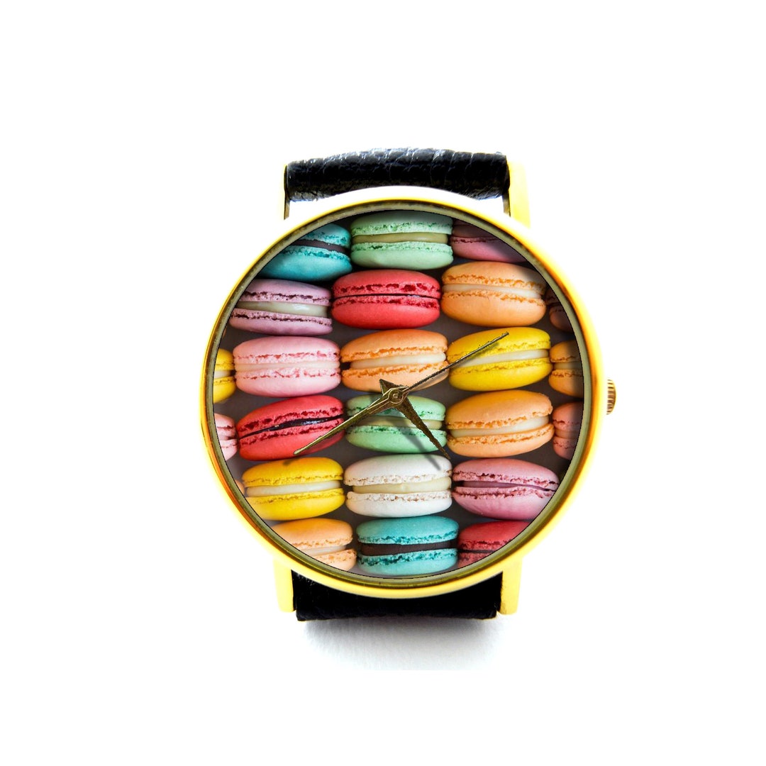 Macaron Leather Watch, Macaron Watch, Unisex Watch, Ladies Watch, Mens ...