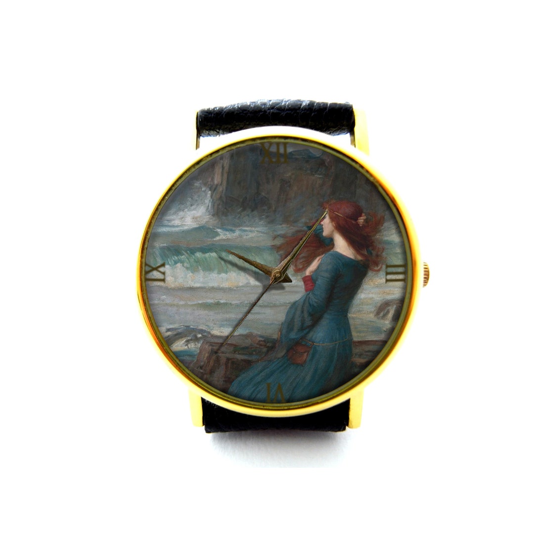Miranda the Tempest Leather Watch, Literary Ladies Watch, John William ...