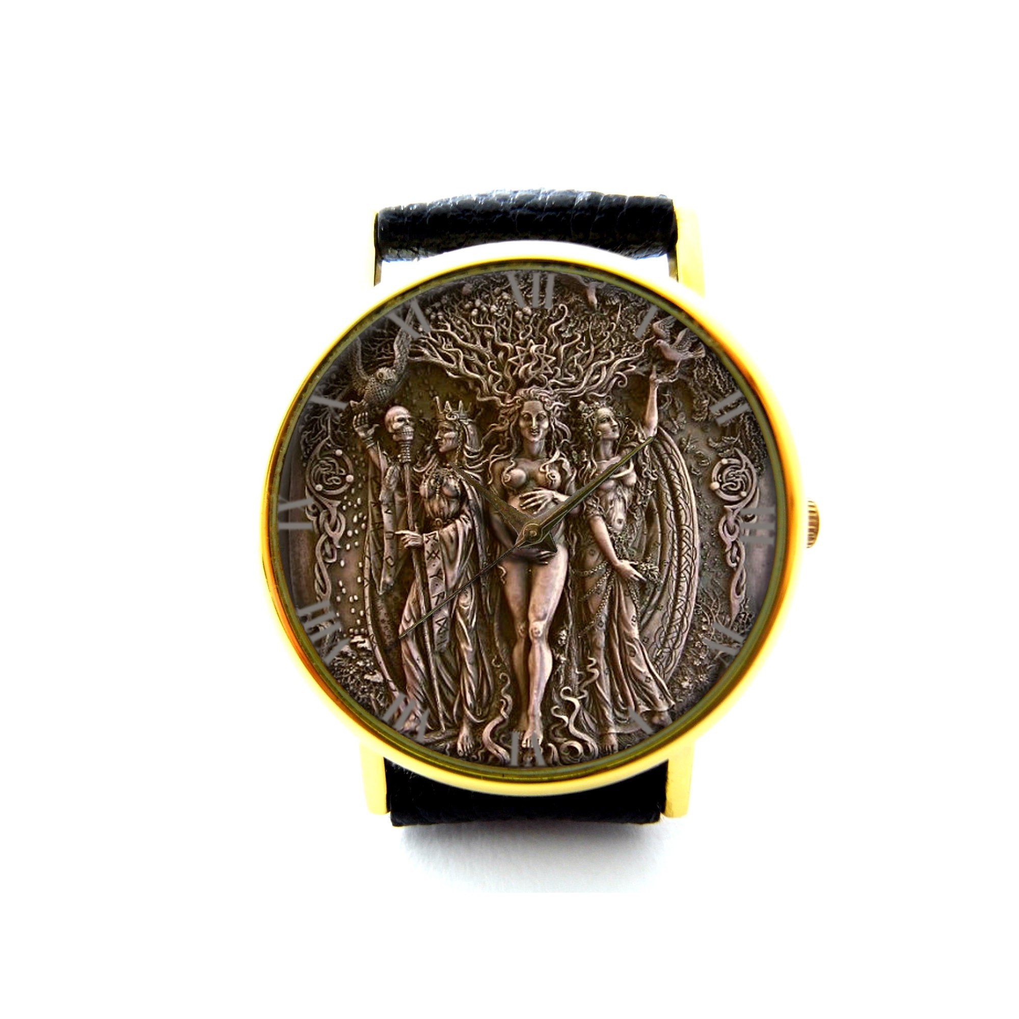 Triple Goddess Hecate Wiccan Occult Celtic Watch Unisex | Etsy