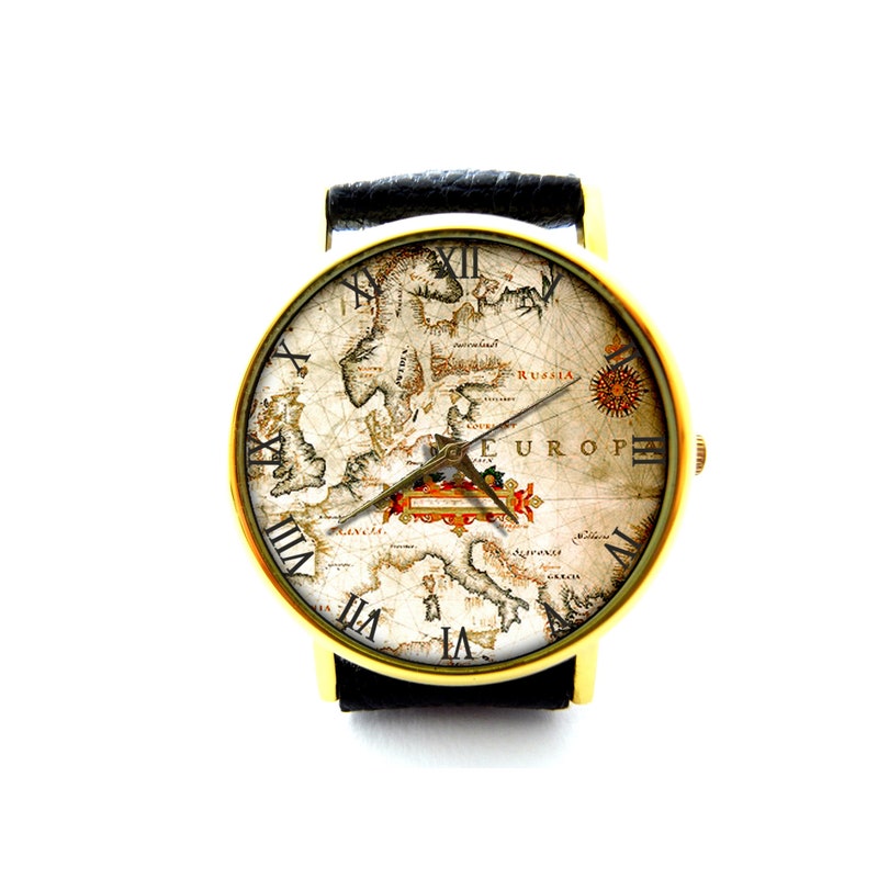 World Map Watch - Etsy