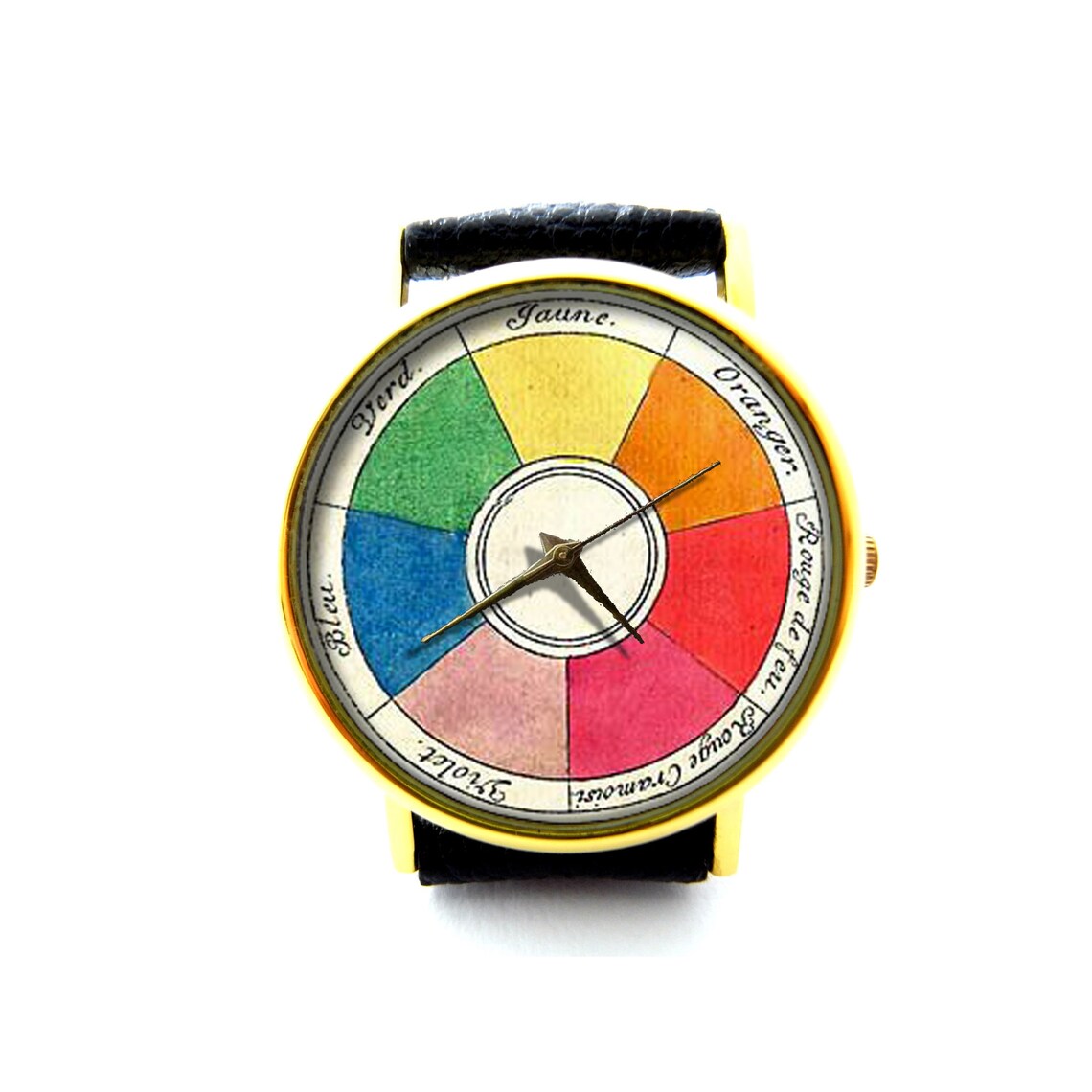 Antique Color Wheel Leather Watch, Color Wheel, Color Wheel Accessory ...