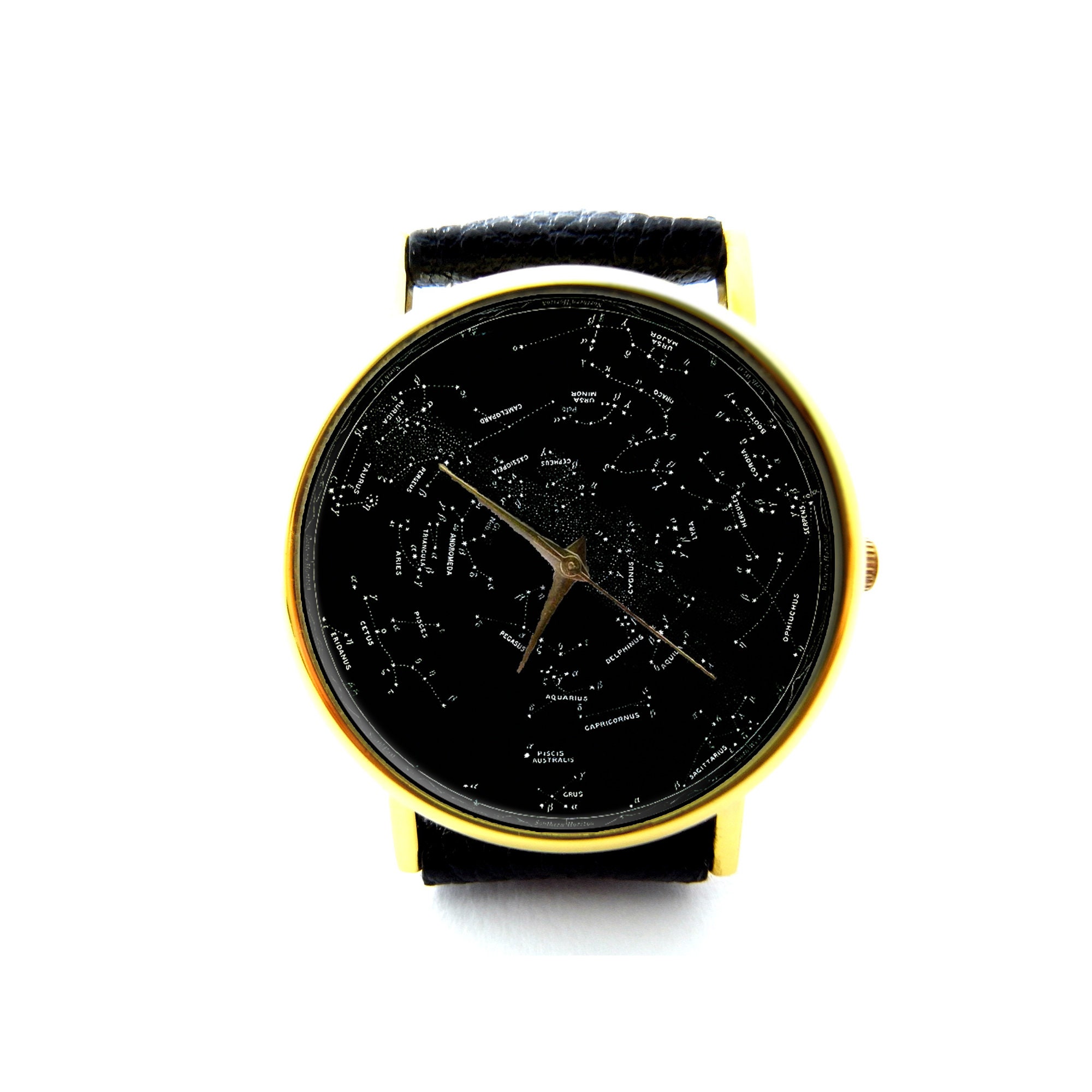 Vintage Constellation Leather Watch Astronomy Watch Stars - Etsy