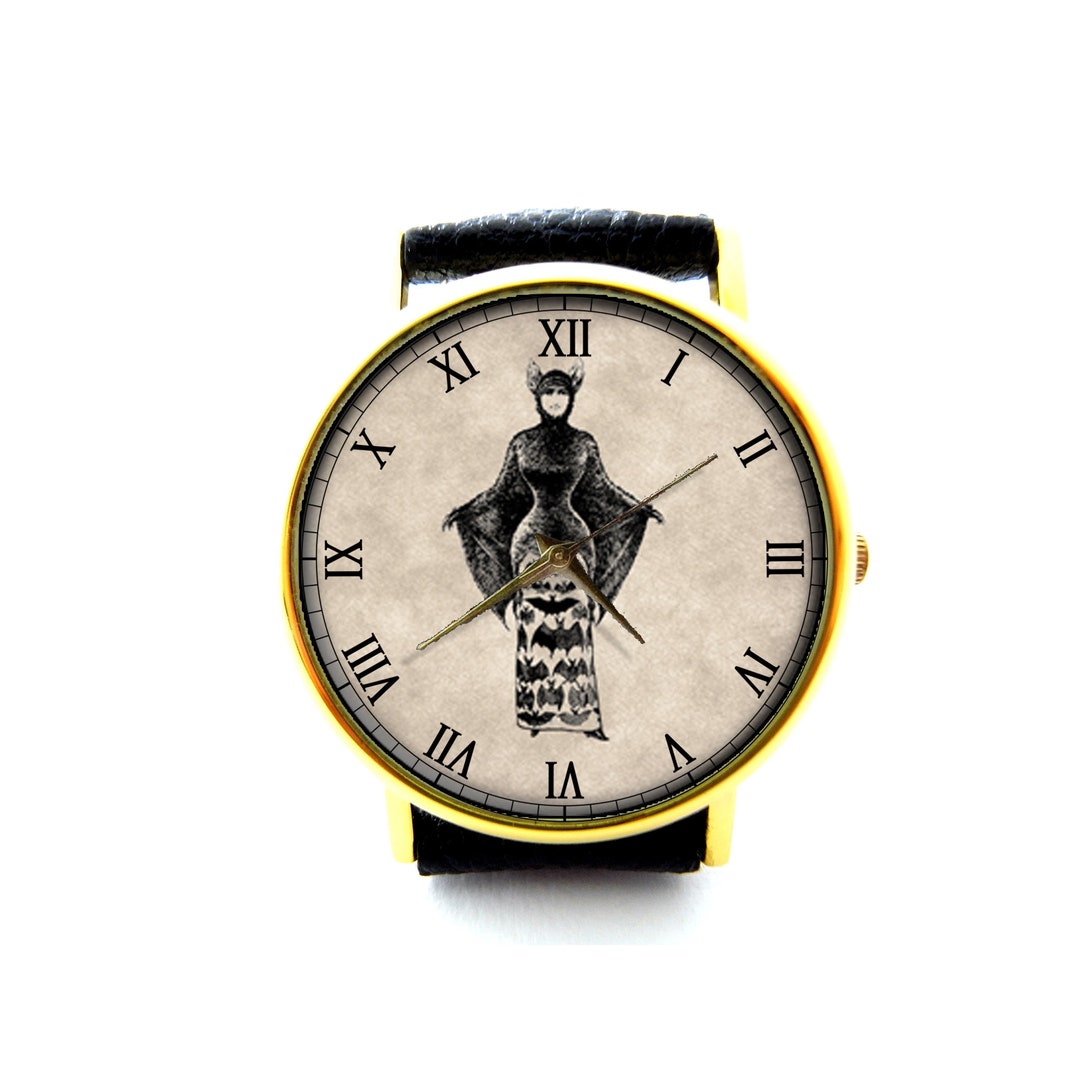 Victorian Gothic Watch Witch Leather Watch Unisex Watch - Etsy