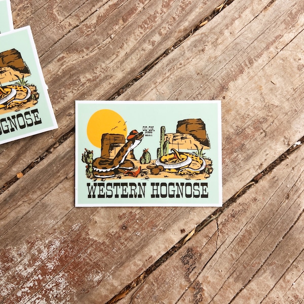 Western Hognose Snake Stickers - Etsy