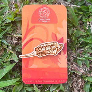 Wooden CREATURE PINS | Any Species | Custom Reptiles Amphibians ...