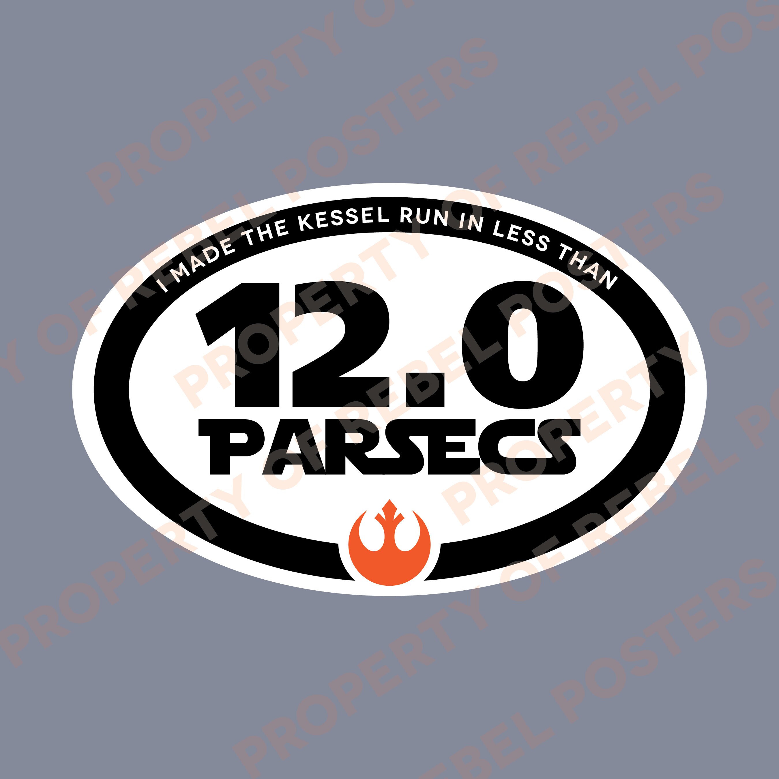 Star Wars Kessel Run Marathon Parody Sticker // FREE DOMESTIC | Etsy