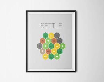 Settlers of Catan - Etsy