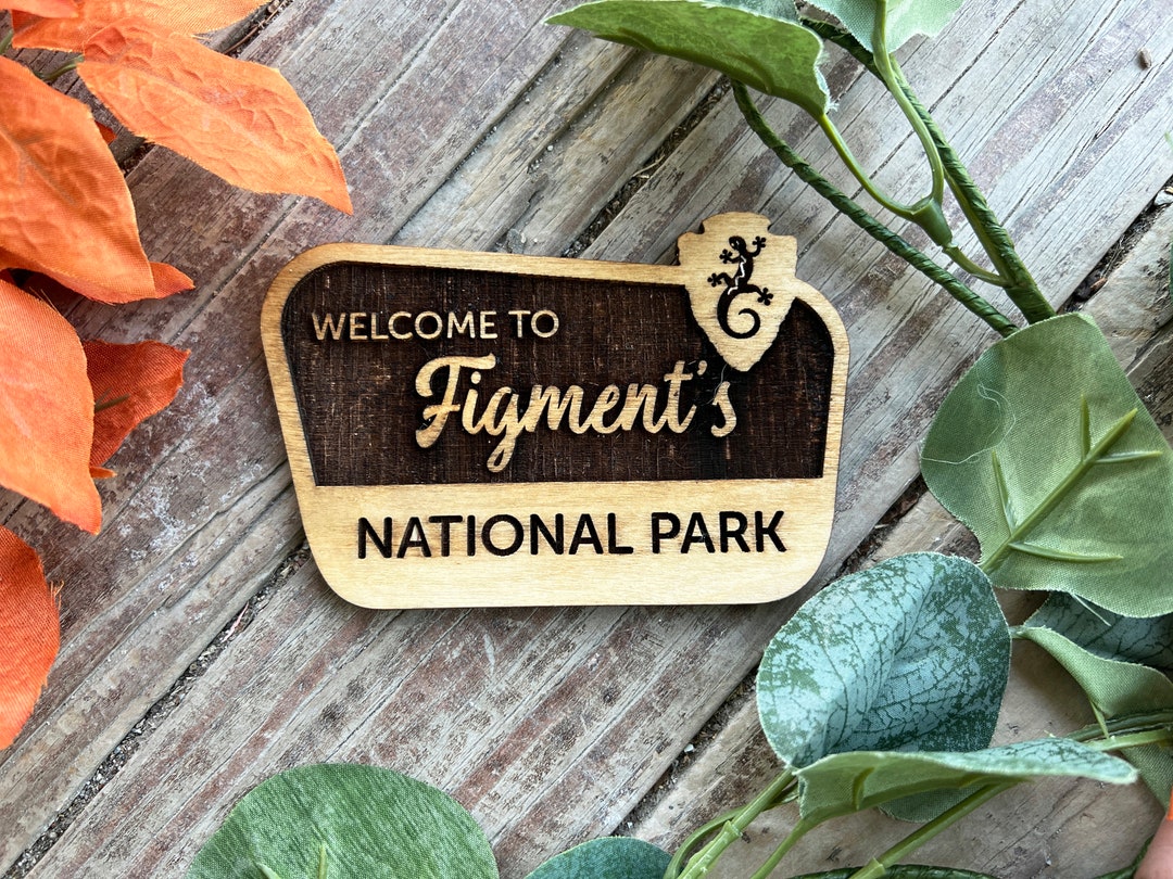 National Park Sign Custom Vivarium Name Tags | Reptiles Amphibians ...