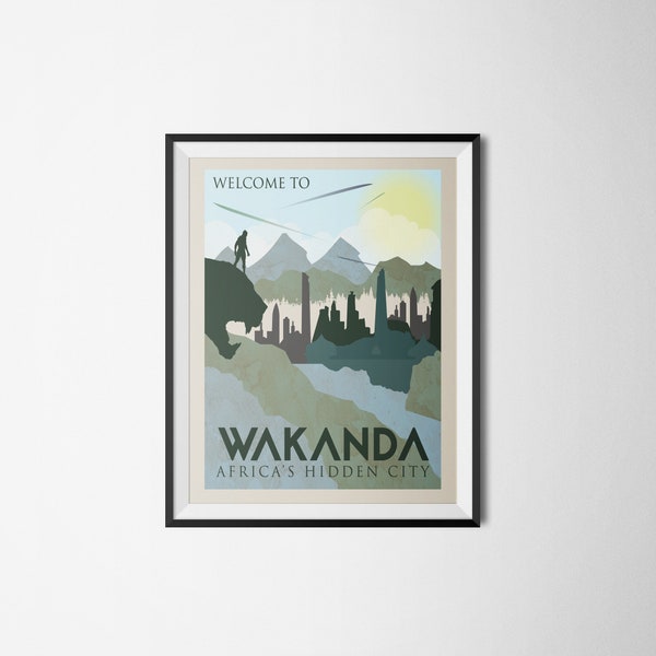 Wakanda Poster - Etsy