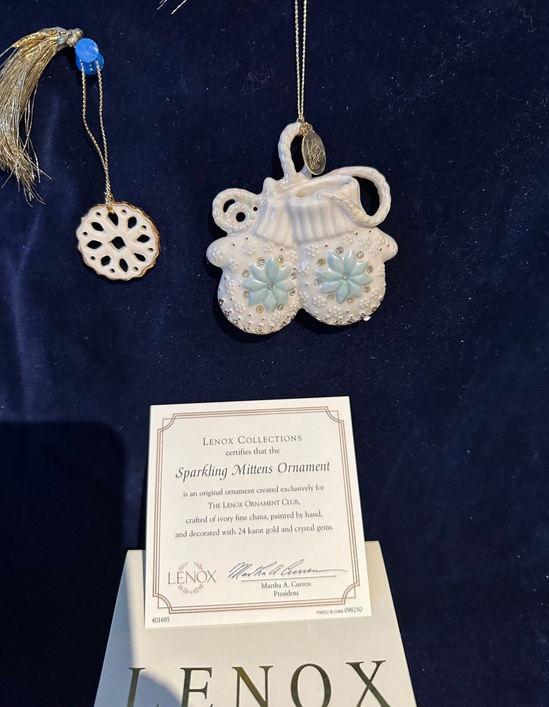 Vintage Retired Collectible Lenox Christmas Ornaments - Etsy