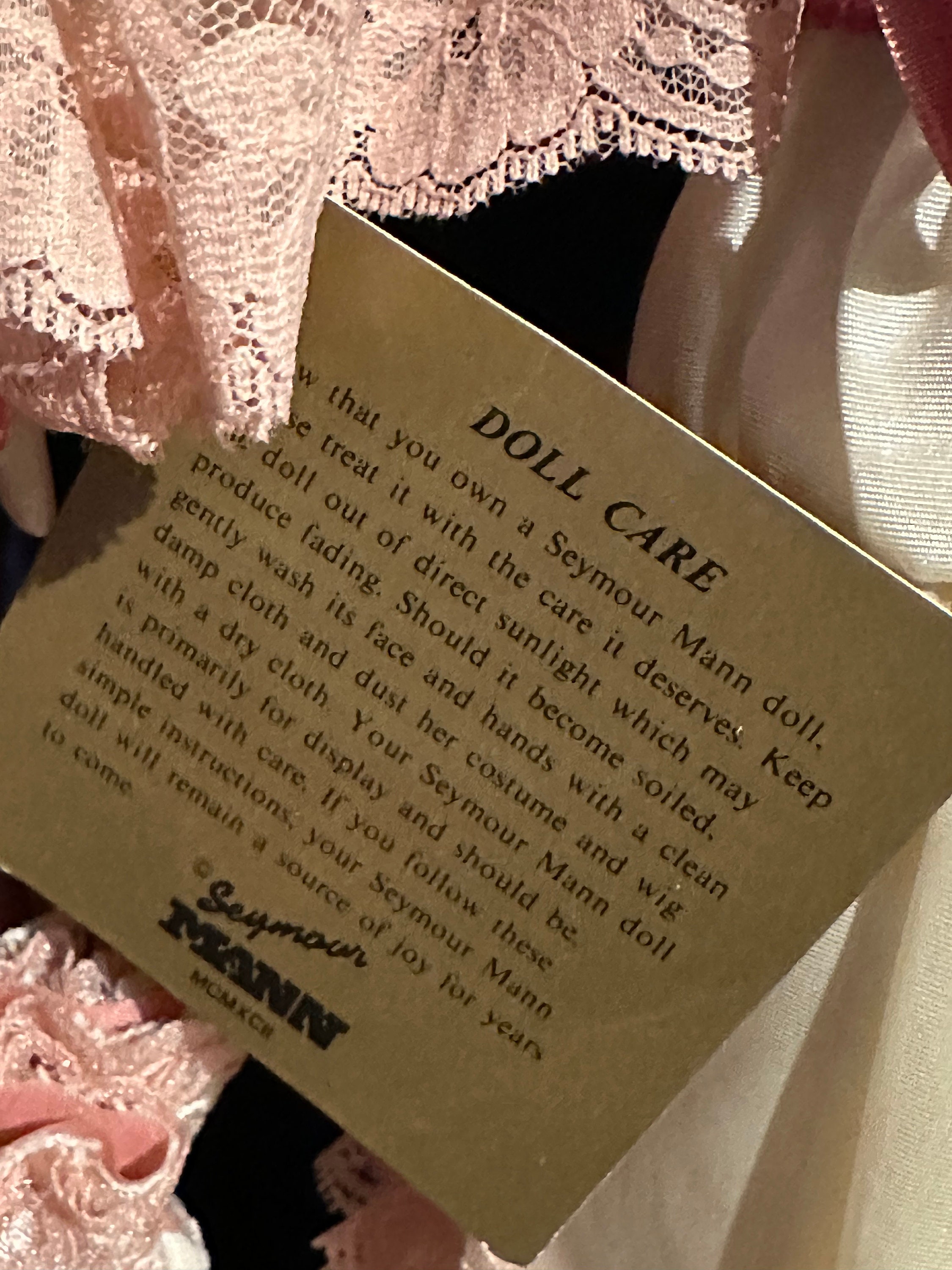 Vintage Seymour Mann Connoisseur Collection Doll MCMXC Musical - Etsy