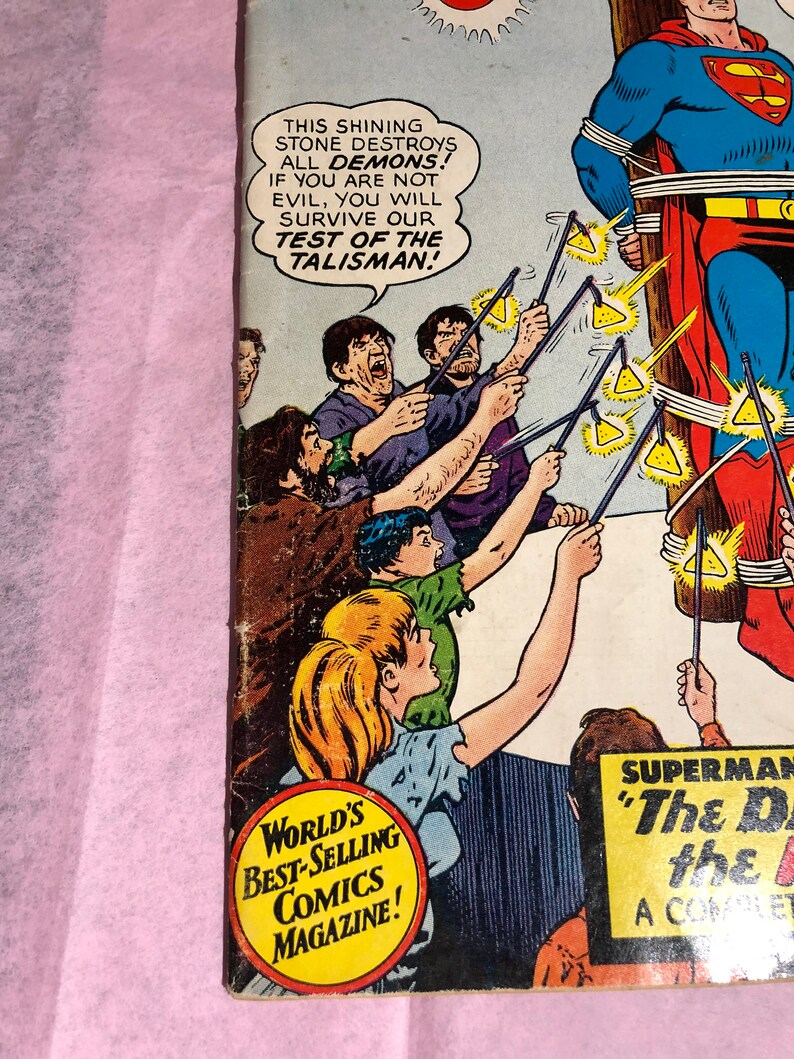 Vintage Superman Comic Book Issue No. 184 the Demon Under - Etsy