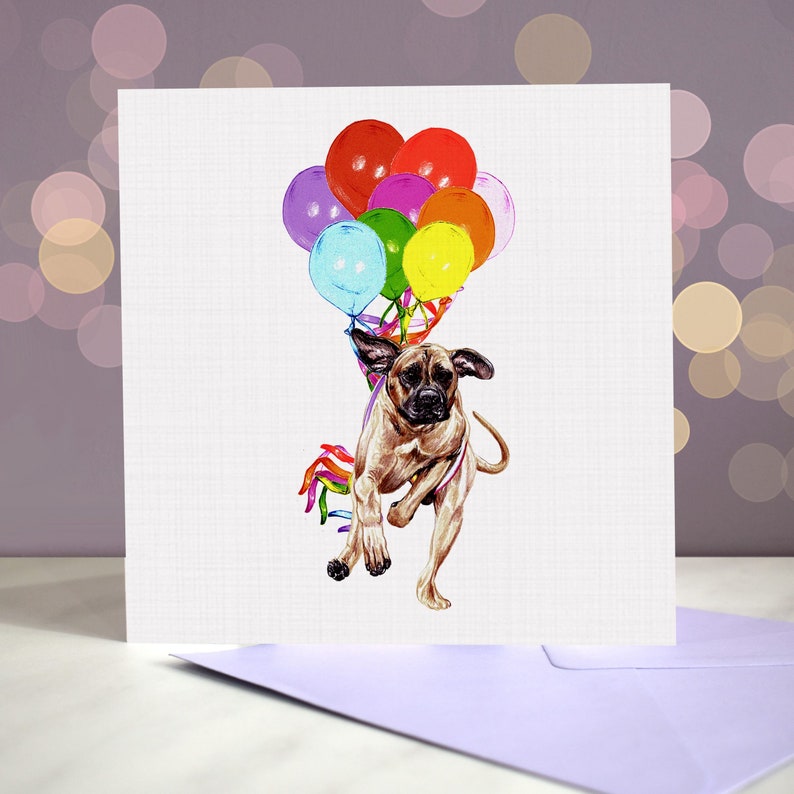 Rhodesian Ridgeback Birthday Greeting Card / Blank Inside / | Etsy