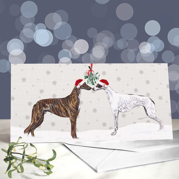Greyhound Christmas - Etsy