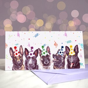 Belgian Malinois Birthday Greeting Card / Blank Inside / Card - Etsy