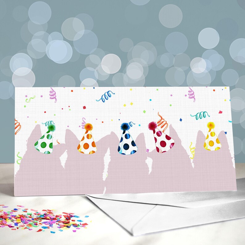 Canaan Dog - Spitz Dog Birthday Cards / Blank Inside / Card From the ...