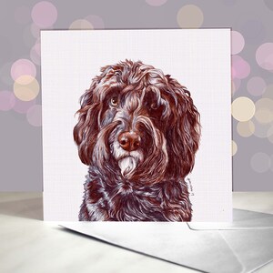 Cockapoo Greeting Card / Variety of Doodle Labradoodle Cavachon and ...