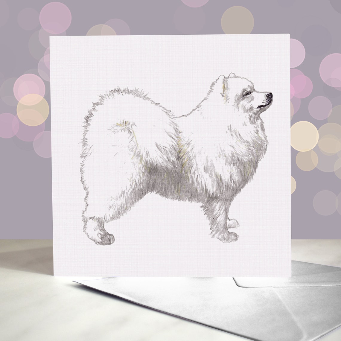 Samoyed Greeting Card / Blank Inside / Card From the Dog / for Groomers ...