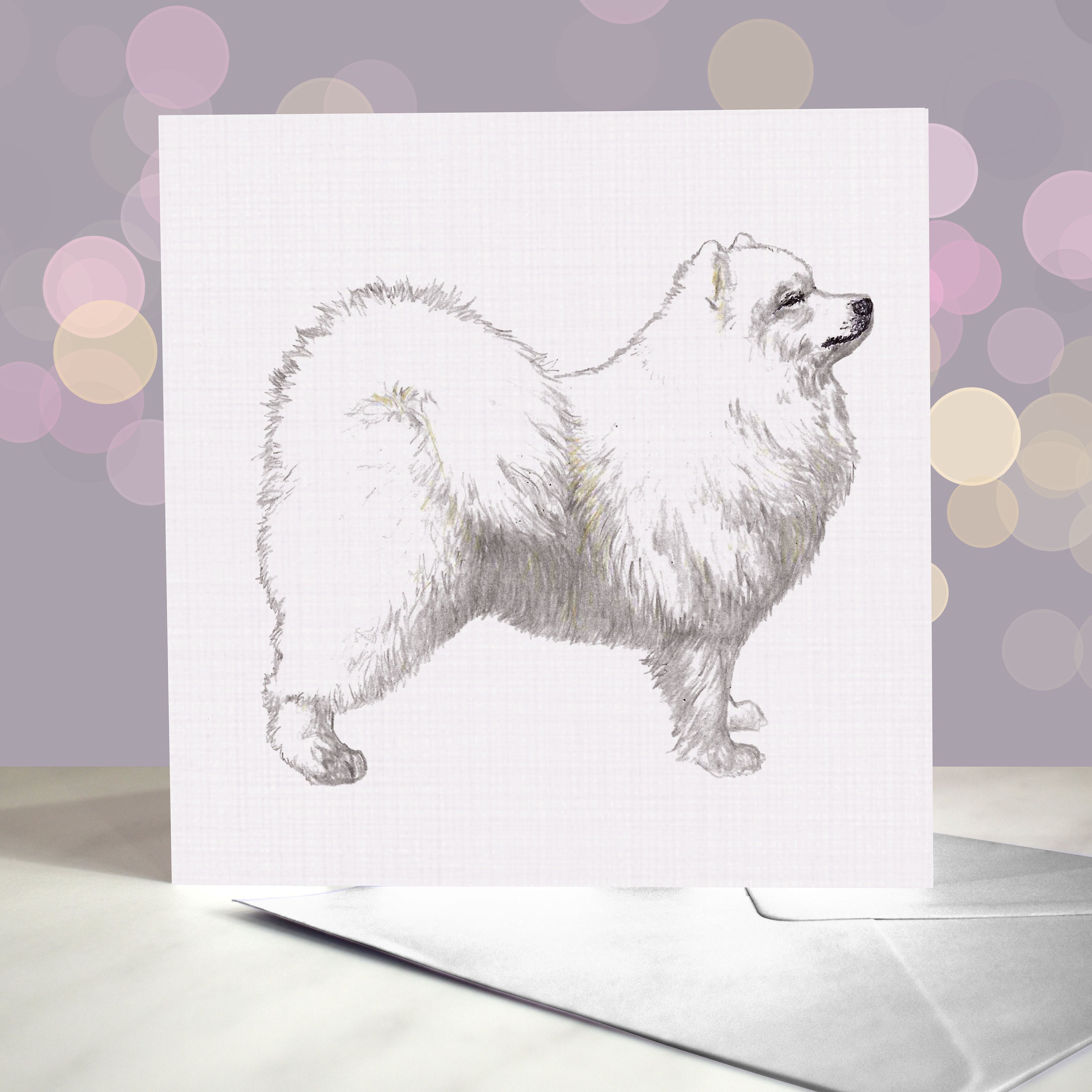 Samoyed Greeting Card / Blank Inside / Card From the Dog / for Groomers ...