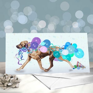 Rhodesian Ridgeback Birthday Greeting Card / Blank Inside / Card From ...