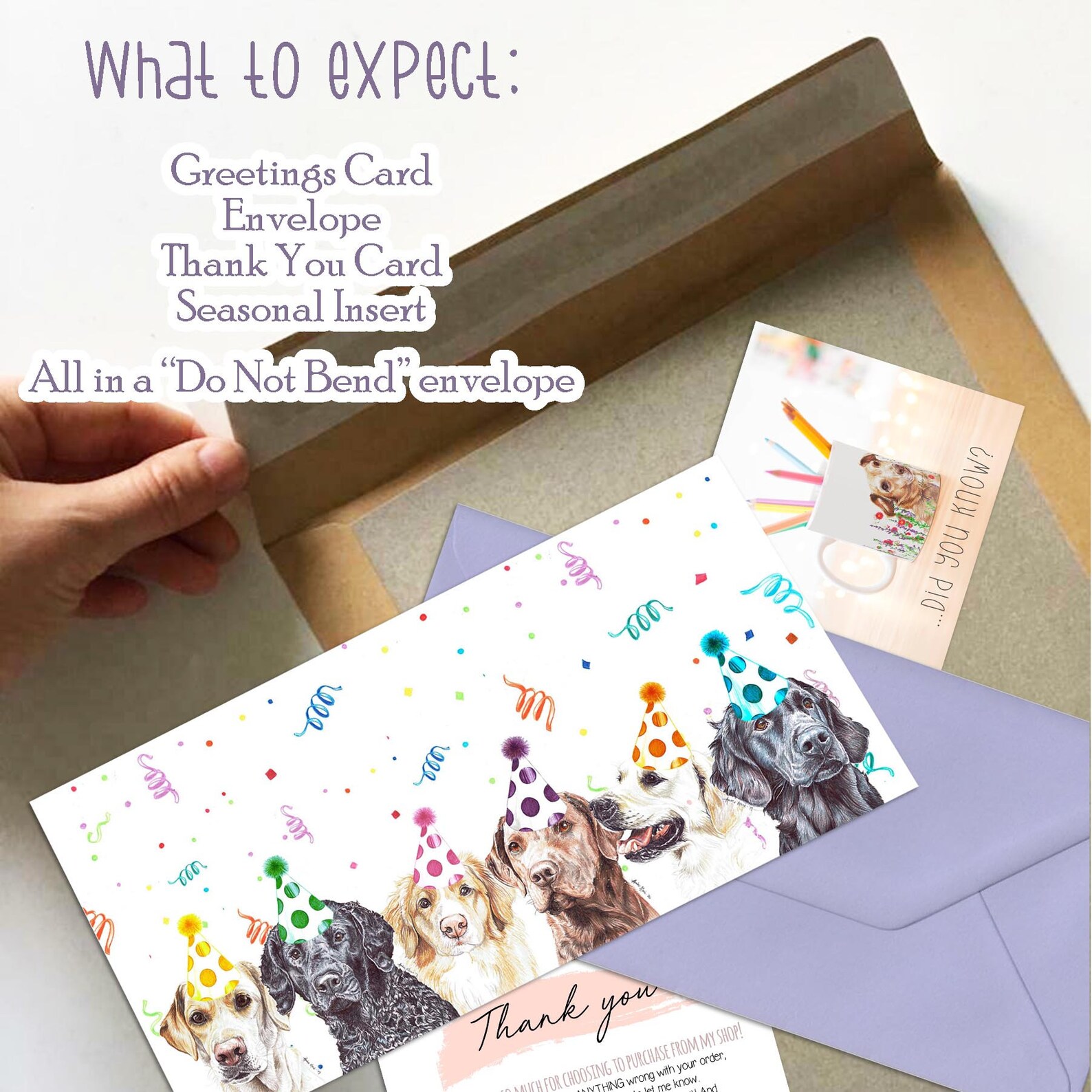 Samoyed Greeting Card / Blank Inside / Card from the Dog | Etsy