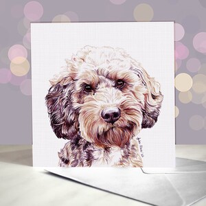 Cockapoo Greeting Card / Variety of Doodle Labradoodle Cavachon and ...