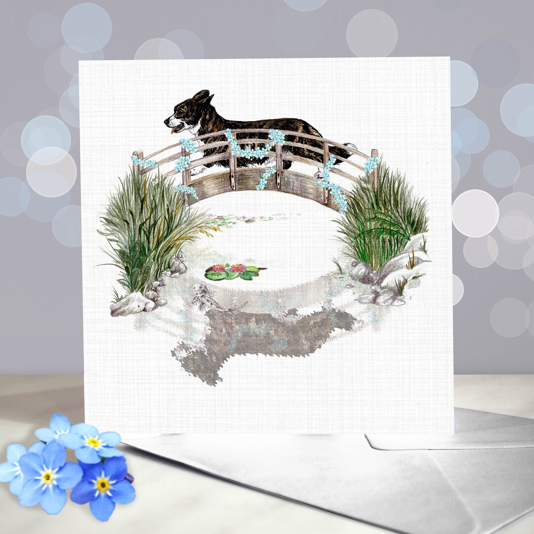 Cardigan Welsh Corgi - Dog Sympathy Card - Sorry for Your Loss - Thank ...