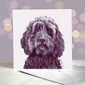 Cockapoo Greeting Card / Variety of Doodle Labradoodle Cavachon and ...