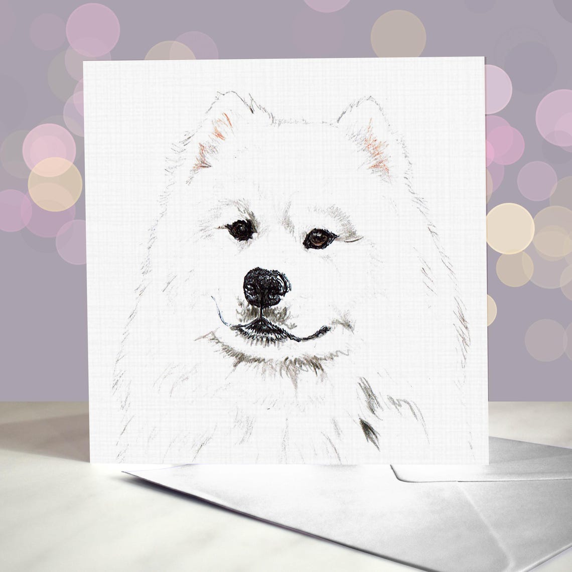 Samoyed Greeting Card / Blank Inside / Card From the Dog / for Groomers ...