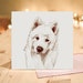 Samoyed Greeting Card / Blank Inside / Card From the Dog / for - Etsy