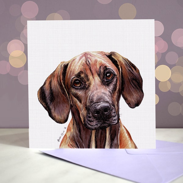 Rhodesian Ridgeback Birthday Card - Etsy