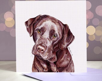 Labrador Puppy Wedding Cards Congratulations Custom Dog - Etsy