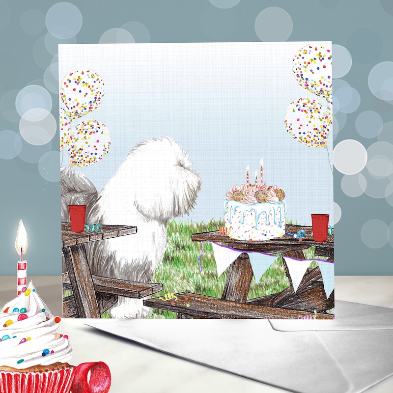 Sheepdog Greeting Cards - Etsy UK
