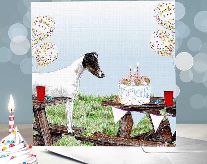 1963 Vintage Fox Terrier 2 Dog Art Print by Bridget Olerenshaw Custom ...