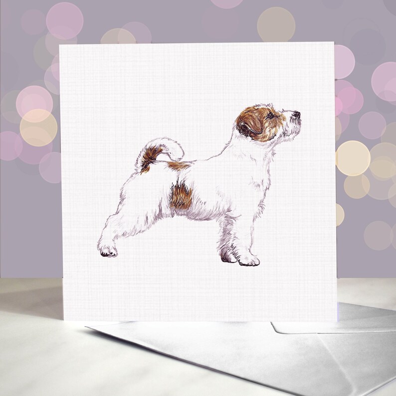 Jack Russell / Parsons Terrier Greeting Card From the Dog / Blank ...