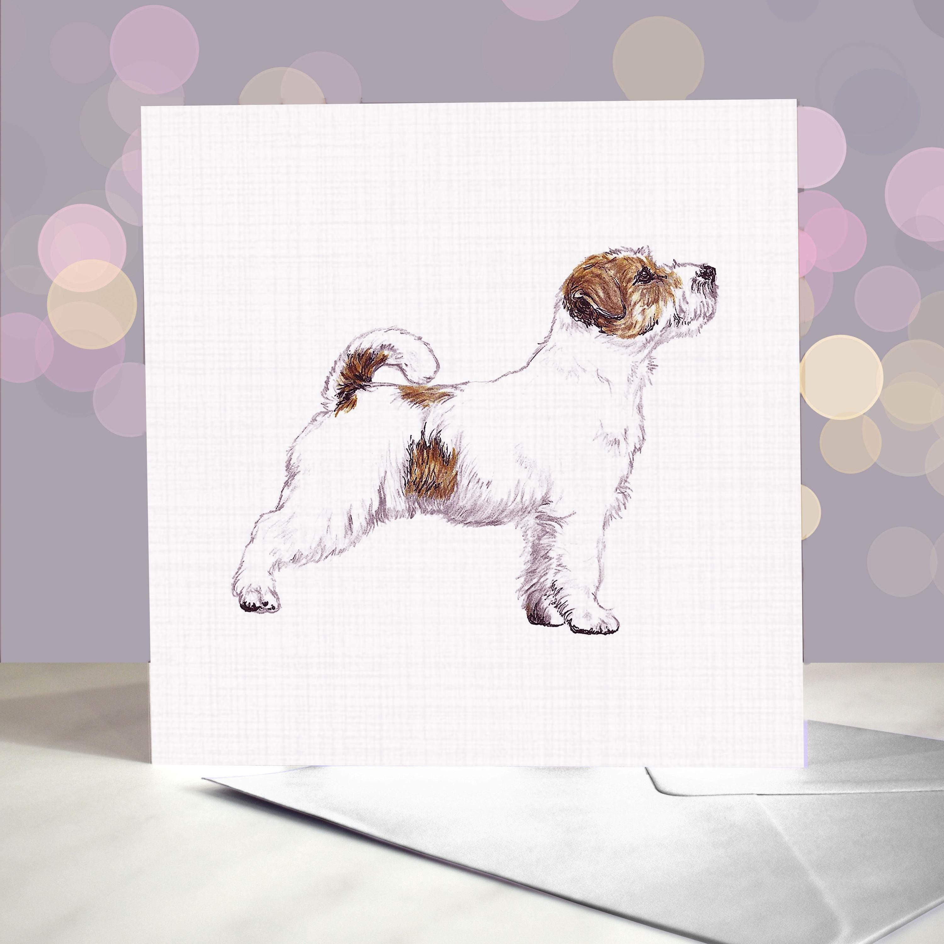 Jack Russell / Parsons Terrier Greeting Card From the Dog / Blank ...