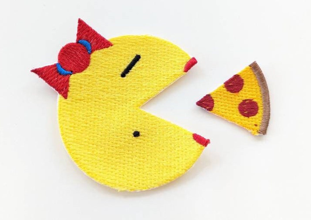 Ms Pac-man Patch Iron-on Patch - Etsy