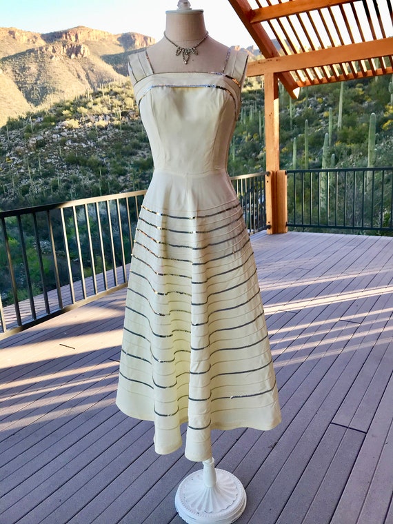 ROCKABILLY PINUP DRESS/ 1950s Prom Dress/ Bombshell … - Gem