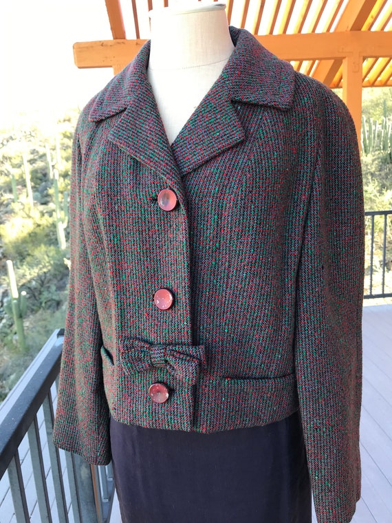 1960s WOOL JACKET/ ALEXON Vintage Wool Jacket/ Tweed … - Gem