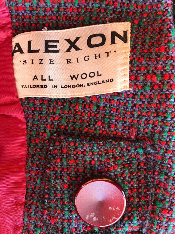 1960s WOOL JACKET/ ALEXON Vintage Wool Jacket/ Tweed … - Gem