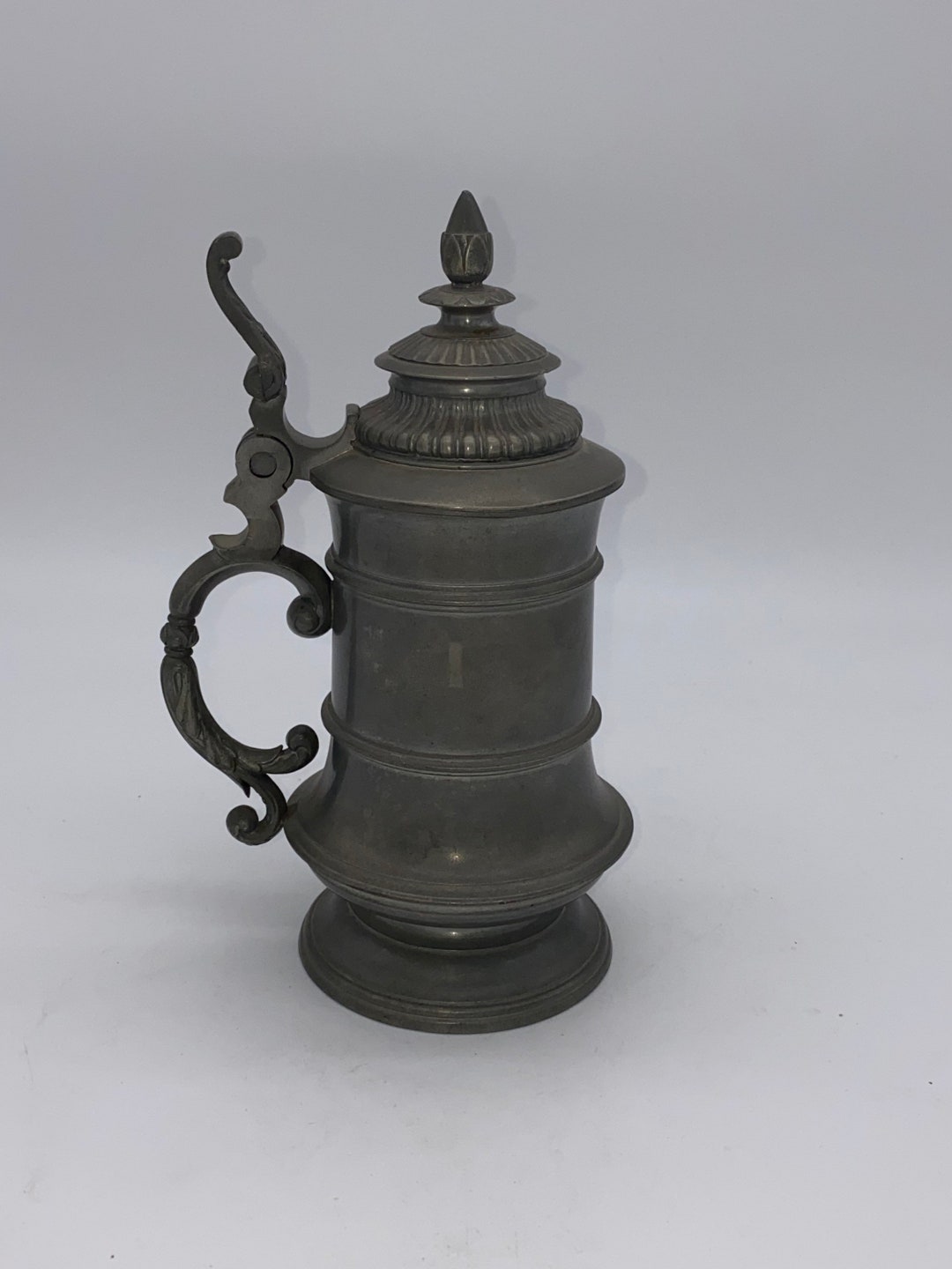 Antique Pewter Tankard Rare Find - Etsy