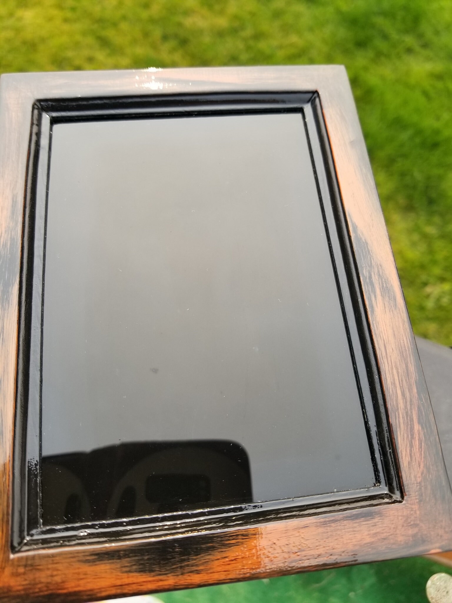 Black Cat Scrying Mirror Box, Hand Painted Altar Box - Etsy