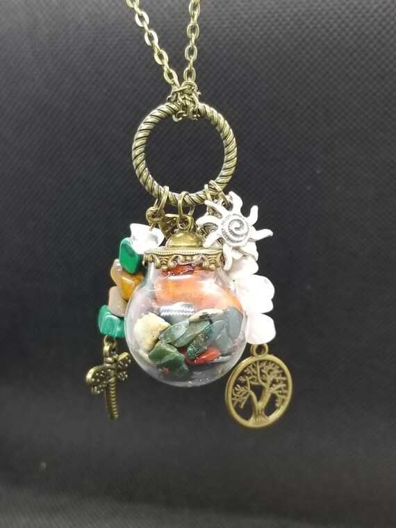Grounding necklace store