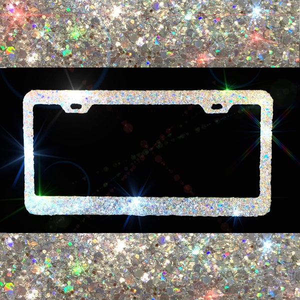 Bling License Plate Frame - Etsy
