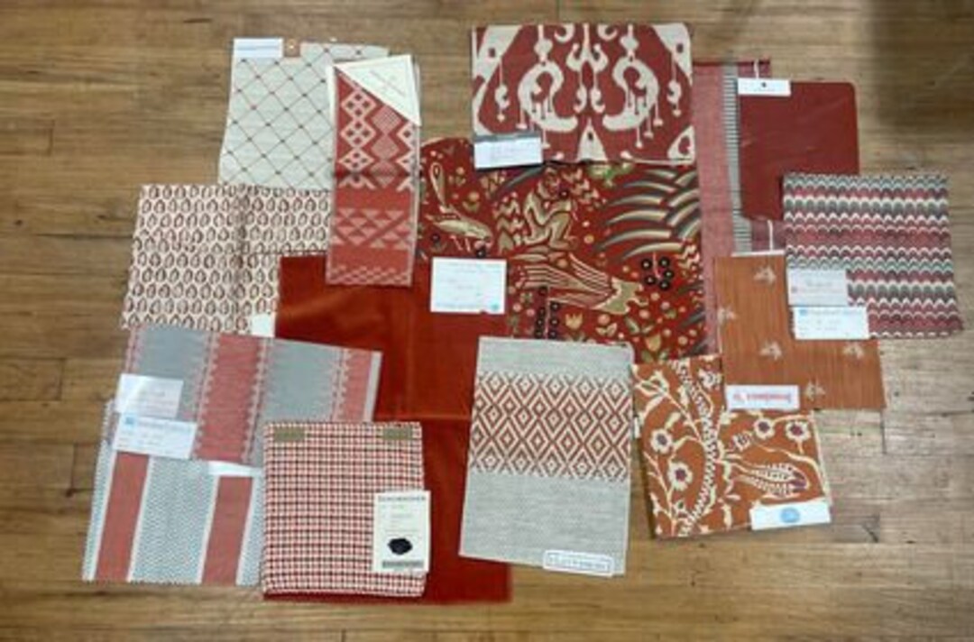 Assorted Vintage Designer Fabric Samples by Third and Vine Design - Etsy