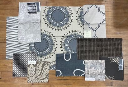 Assorted Vintage Designer Fabric Samples by Third and Vine Design - Etsy